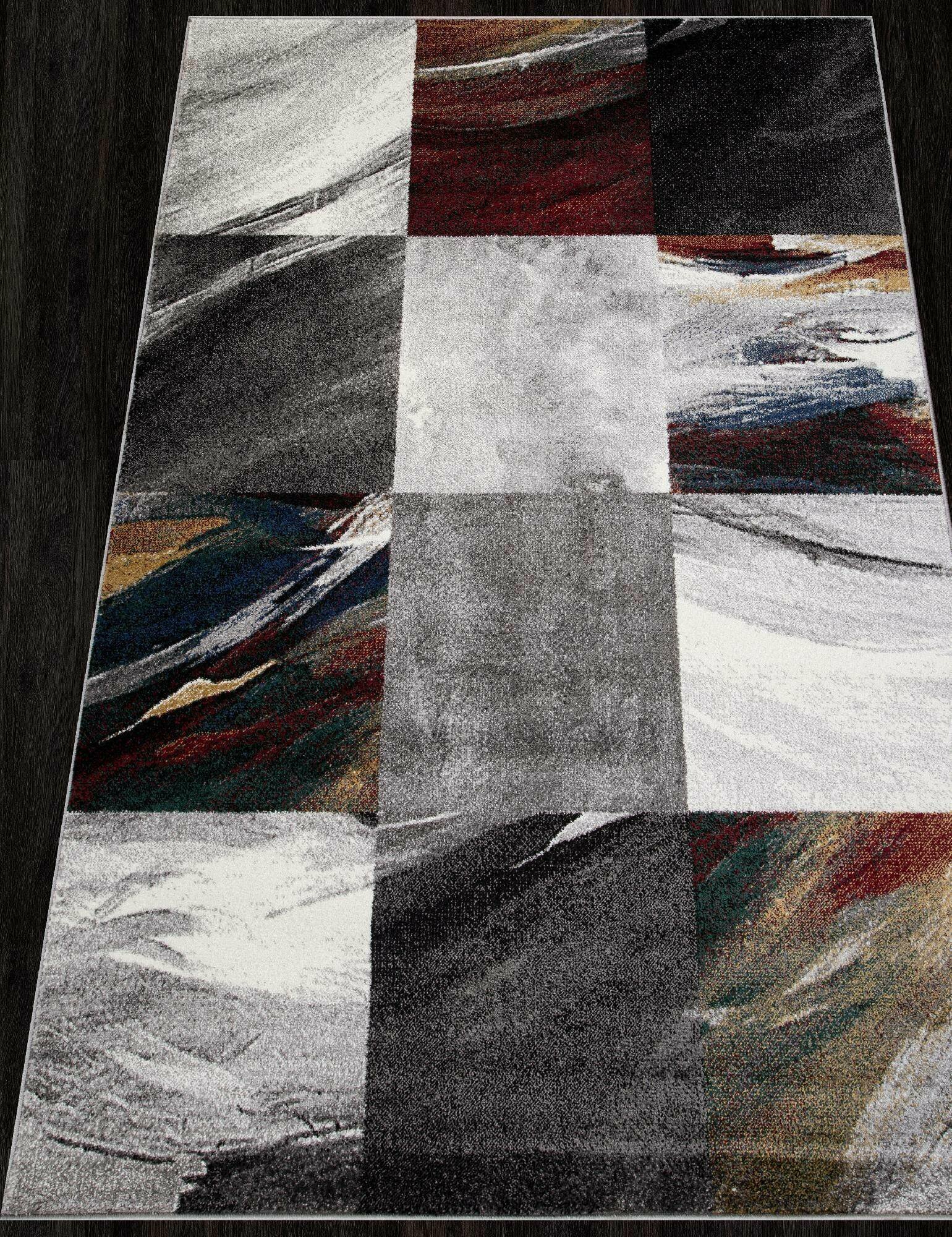 Ковер на пол в гостиную в спальню 100х200 см современный ворс 10 мм 258939 Kover-Russia