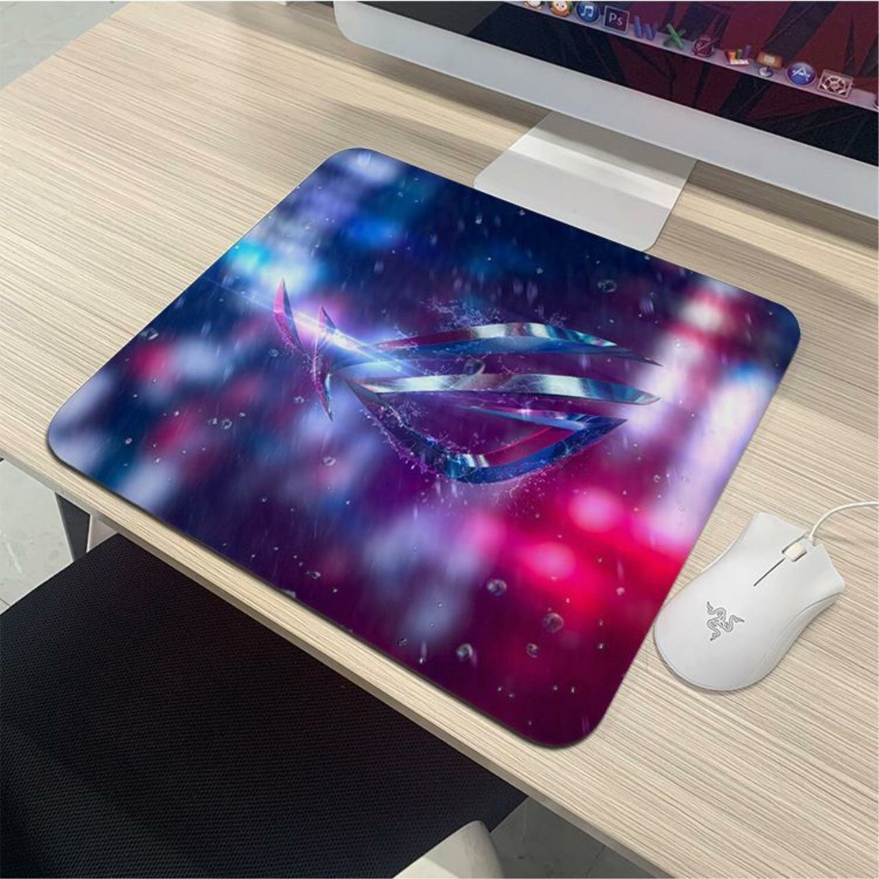 Коврик игровой компьютерный для мыши ASUS 450х400х4мм