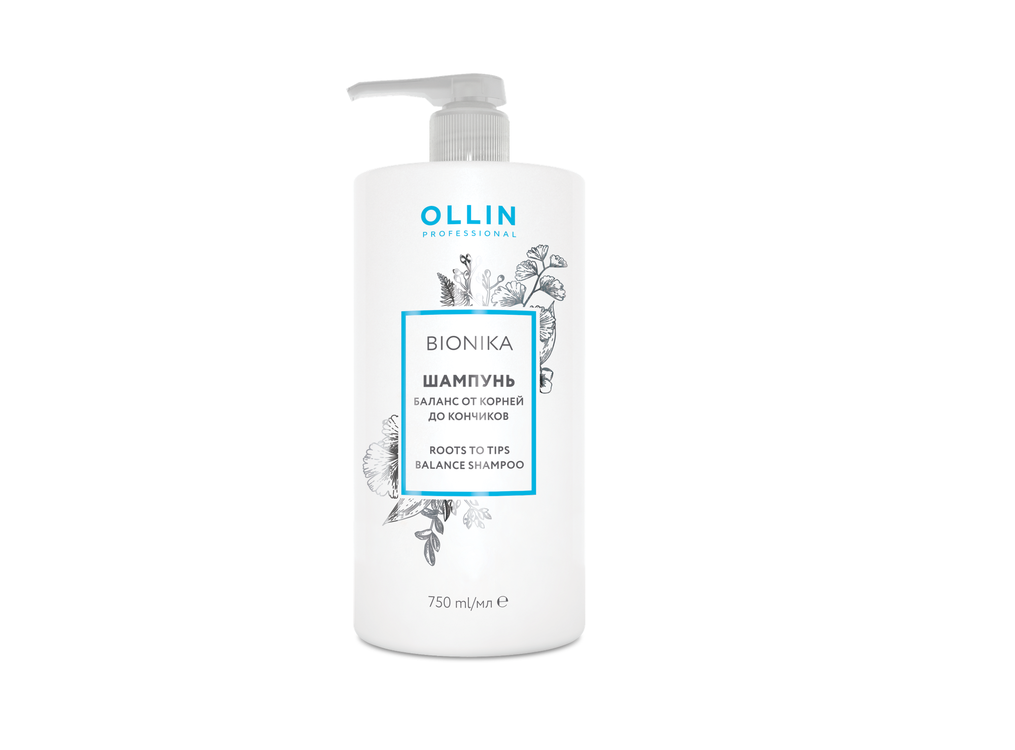 Шампунь Баланс от корней до кончиков OLLIN BIONIKA 750мл