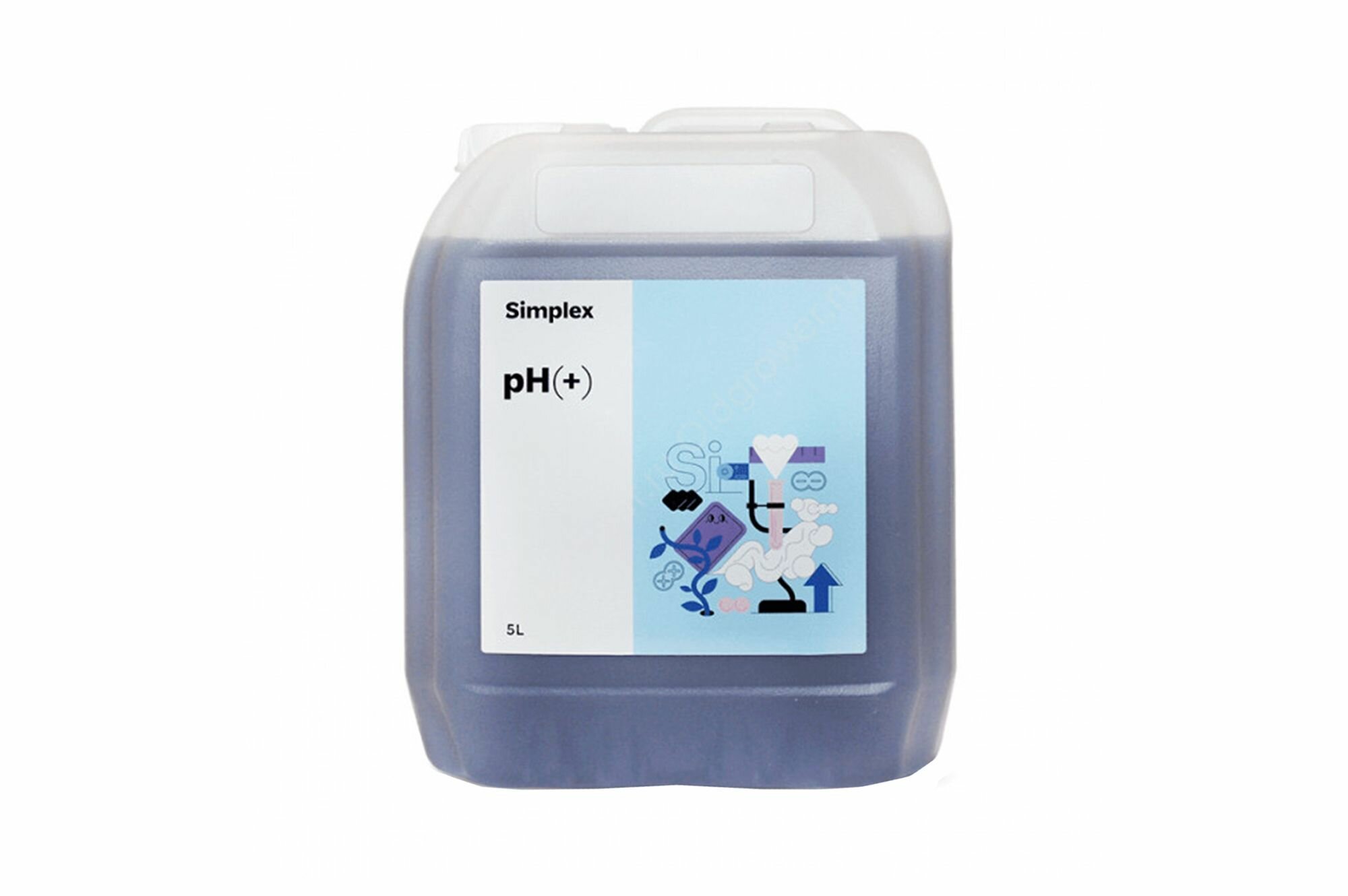Удобрение солемер/ Регулятор кислотности воды Simplex PH+ 5 л.