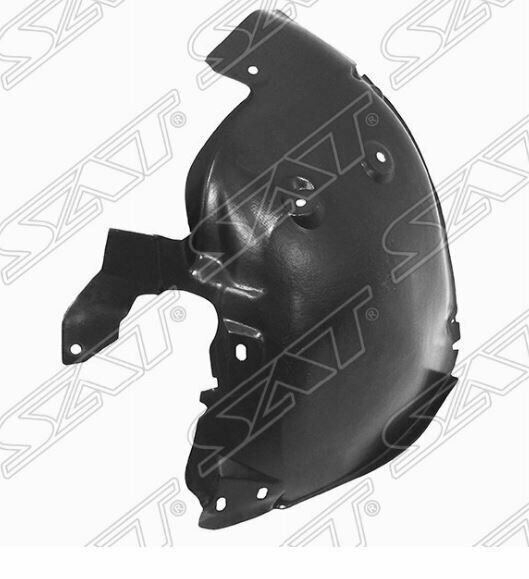 Подкрылок SAT 12022026, для Renault Fluence, передний, левый, черный