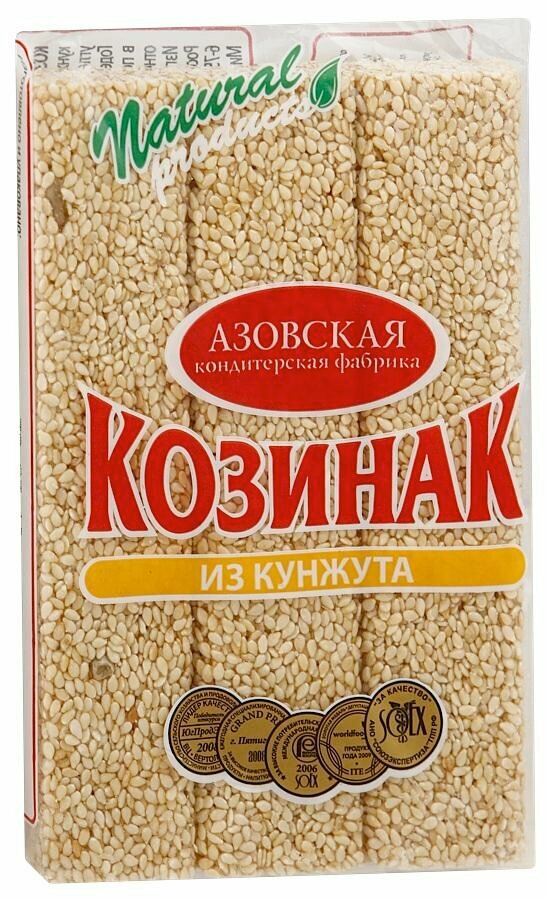 Упаковка из 27 штук Козинак_фас Азовская КФ кунжутный упак 150г