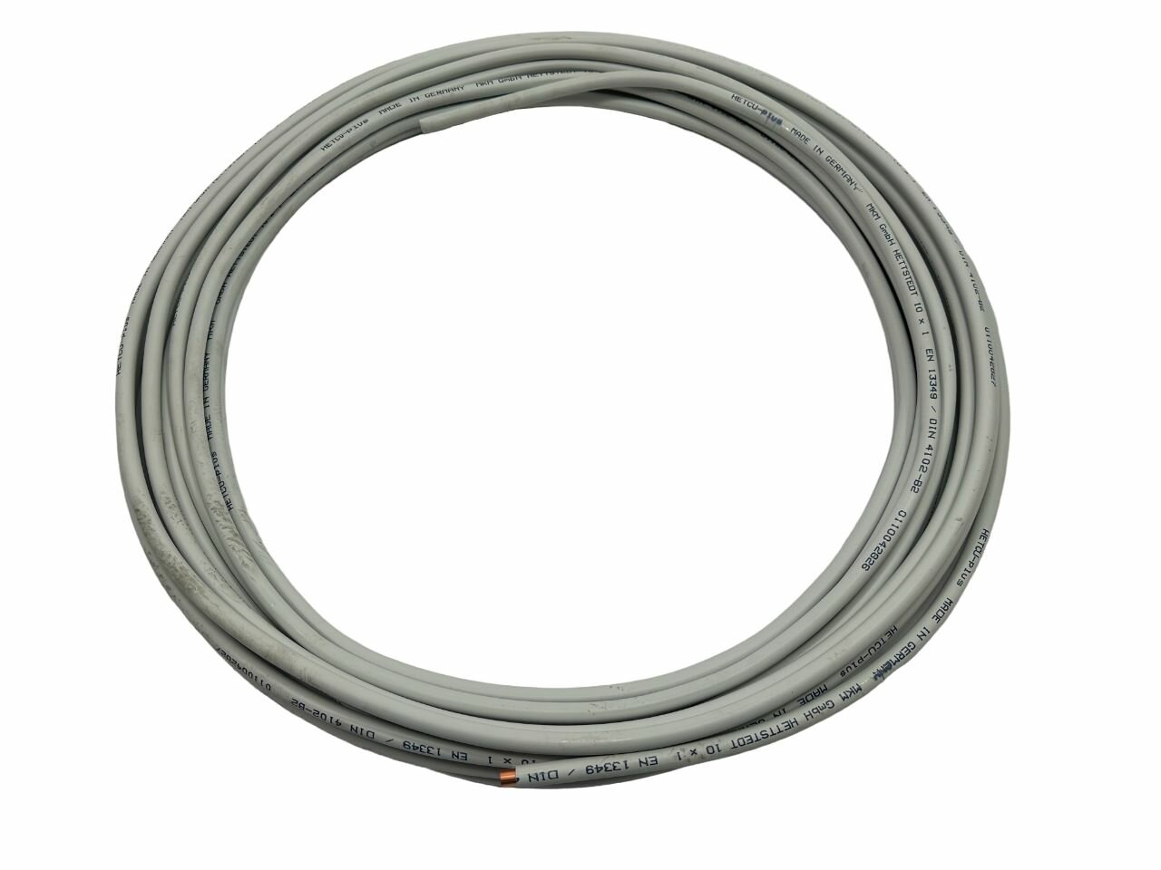 Труба медная мягкая в изоляции, HETCU PLUS, 10 x 1.0 мм, бухта 25 метров