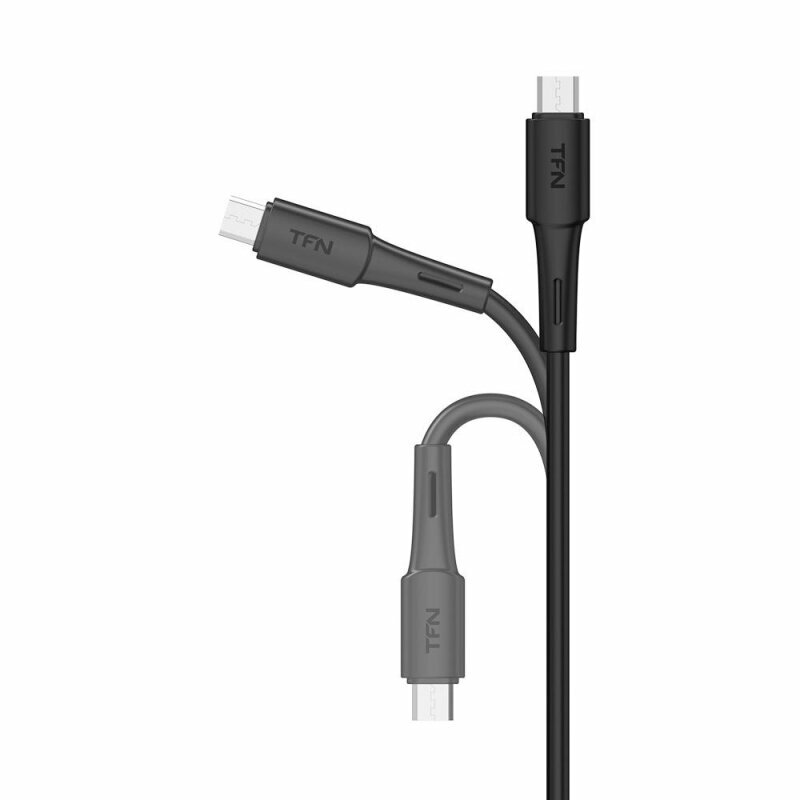 Кабель USB 2.0 - microUSB TFN BASIC 2m черный TFN-CMICUSB2MBK — фото 1