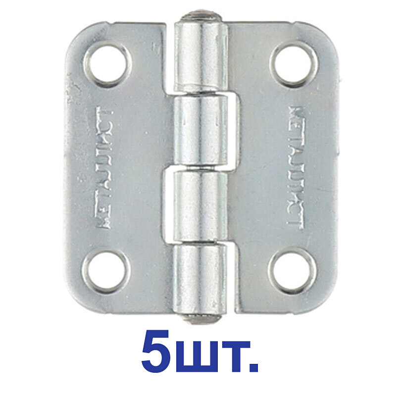 Петля ПН-5-40 универсальная неразъемная 37x40 мм оцинкованная (5 шт.)