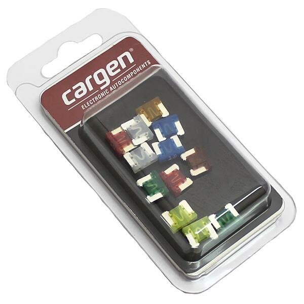 Предохранители флажковые MINI LOW PROFILE (7,5А-30А) в блистере (кт. 12 шт) (CARGEN)