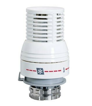 Термоголовка для радиатора Жидкостная белая ME304