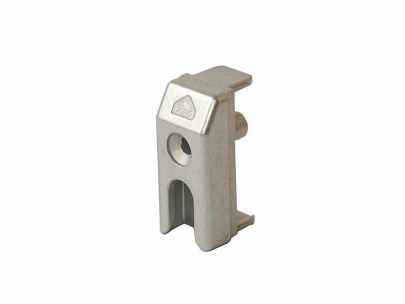 Планка ответная для фурнитурного паза 2-х створчатого окна