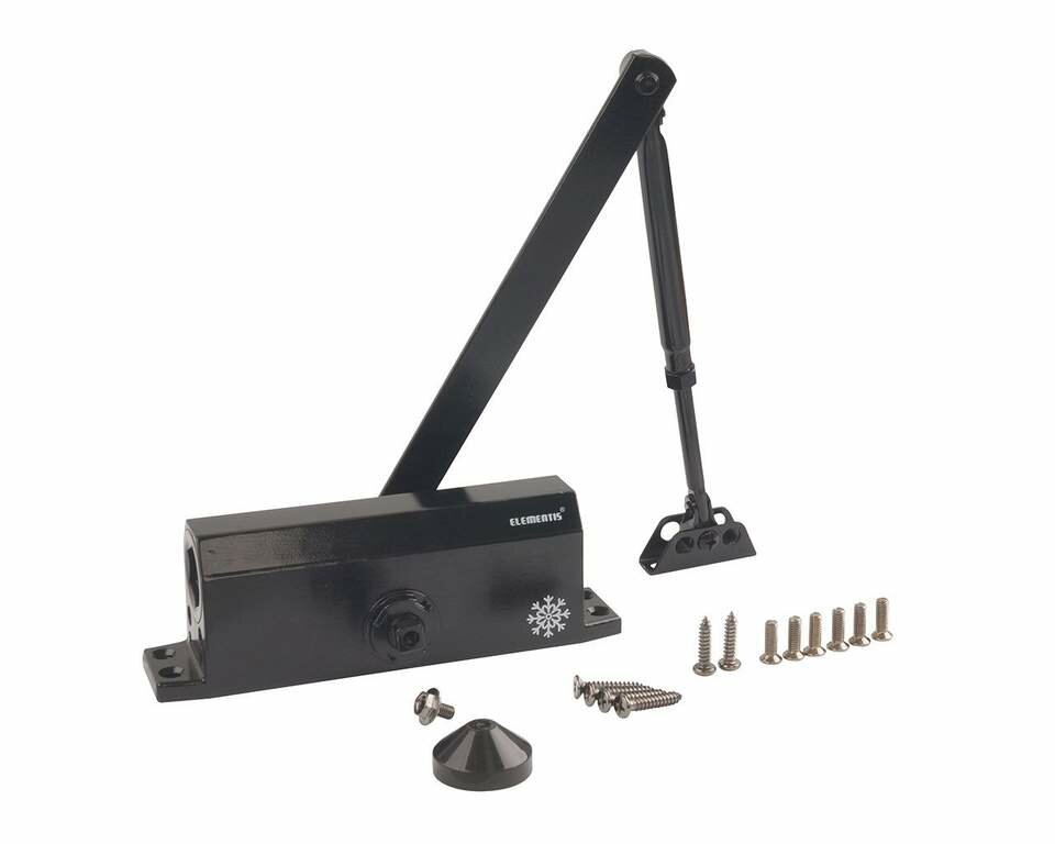 Доводчик Elementis 604 EN4, Черный RAL9005