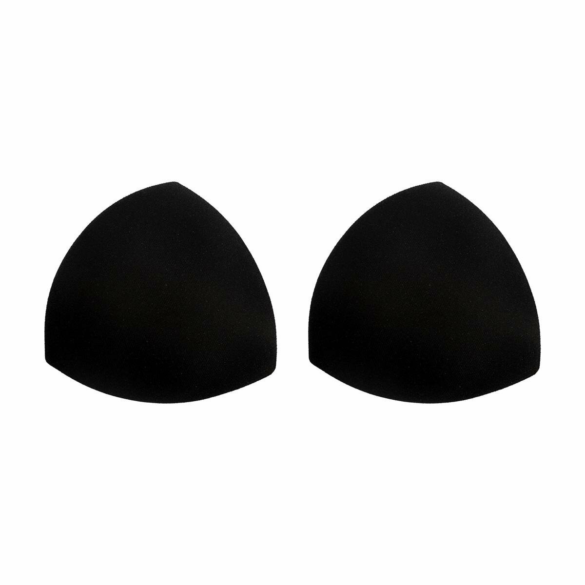 Чашки корсетные треугольные р.10 (пара) VFN2-10 5 пар в пакете черный