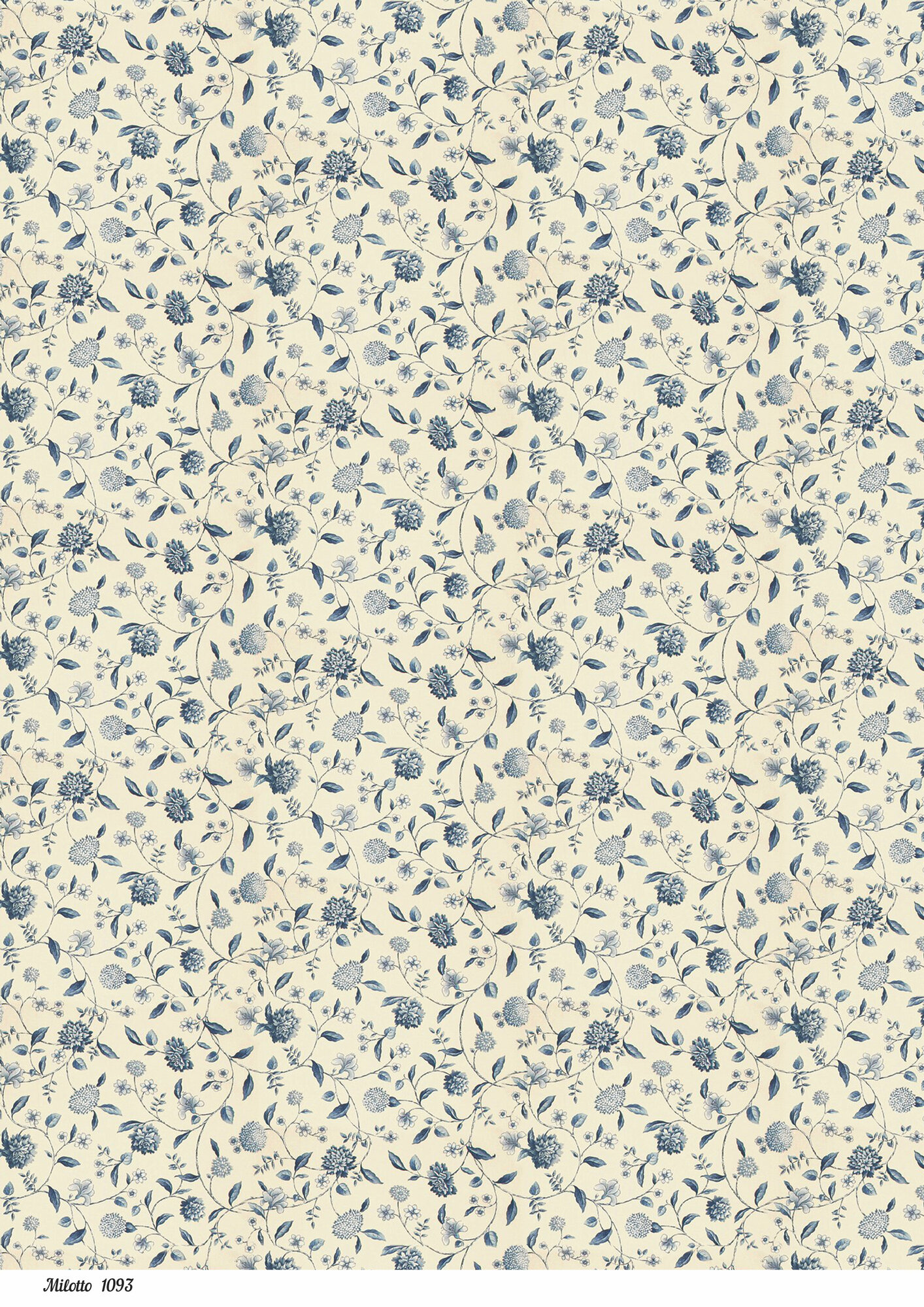 Картинки для декупажа на рисовой бумаге A4 1093 фон цветы винтаж Milotto