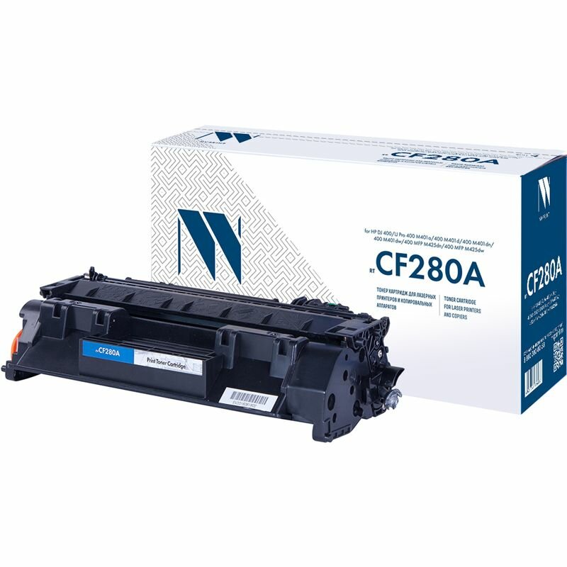 Картридж NV Print CF280A для лазерного принтера HP LaserJet Pro 400 MFP M425dn / 400 MFP M425dw / 400 M401dne / 400 M401a / 400 M401d / 400 M401dn / 400 M401dw, совместимый