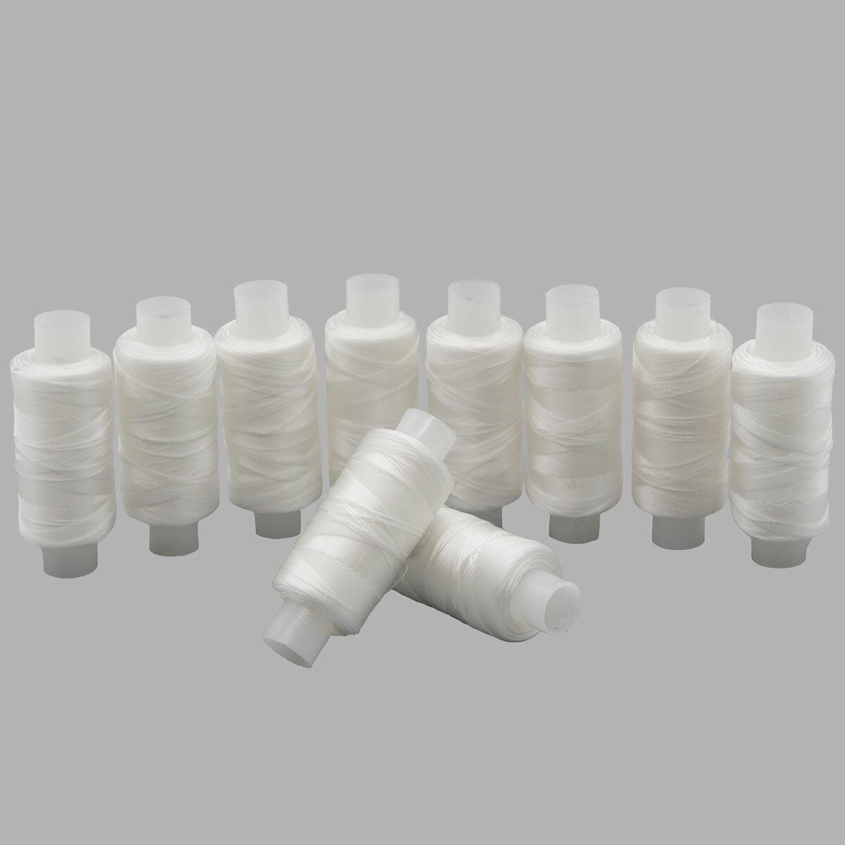 Нитки капроновые для шитья особопрочные НИТ-КА 50К, 200 м (белые), 10 шт