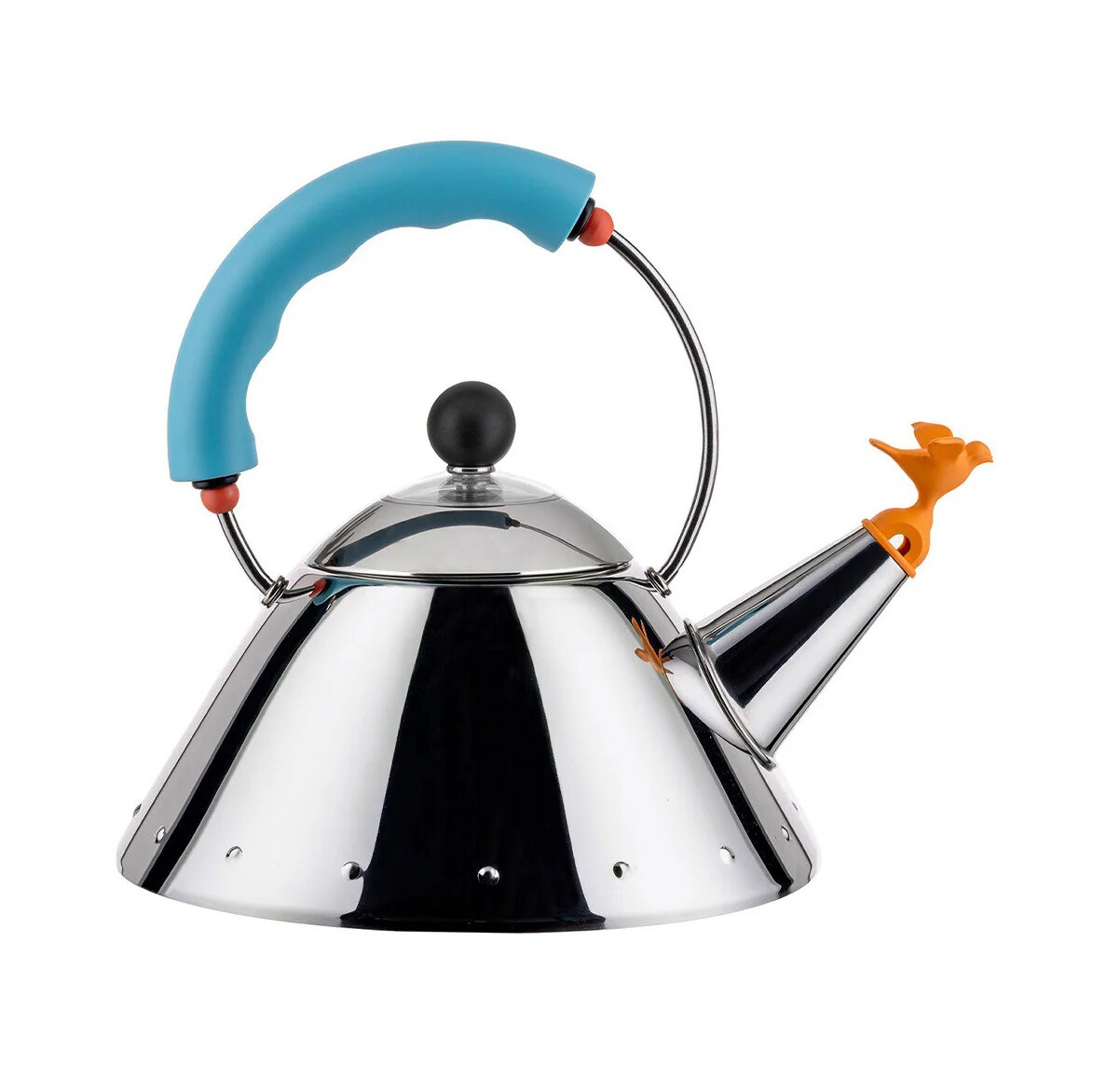Чайник с птичкой 1 л ALESSI 9093/1 LAZ, голубой