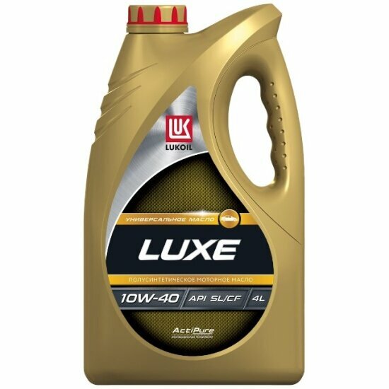 Моторное масло Лукойл Люкс 10W-40 SL/CF полусинтетическое 4 л