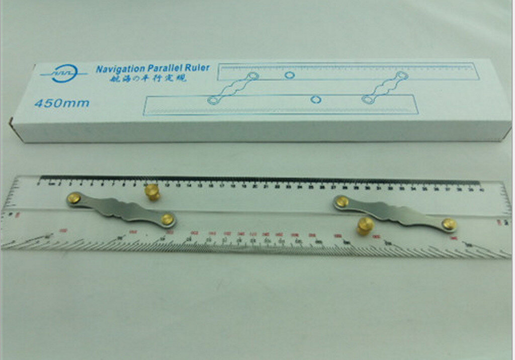 Линейка штурманская навигационная параллельная 450 мм