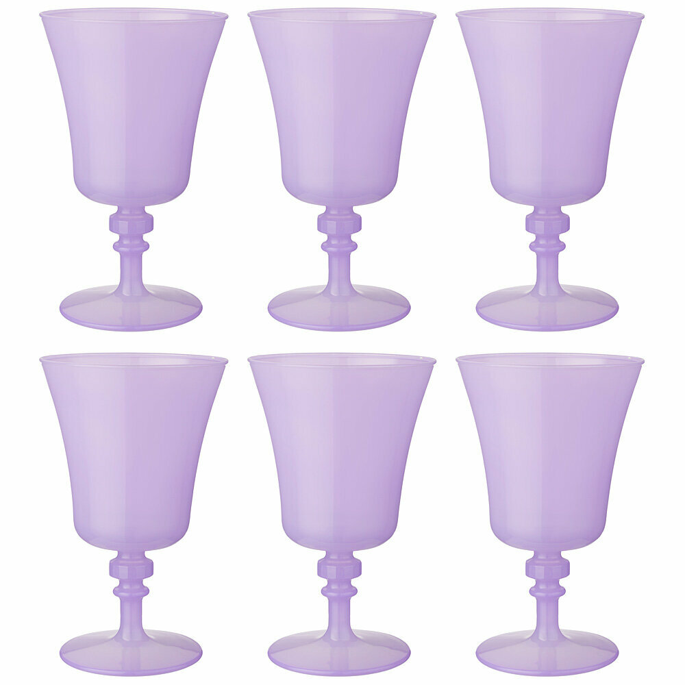 Набор бокалов для вина из 6 штук iconic purple KSG-312-131