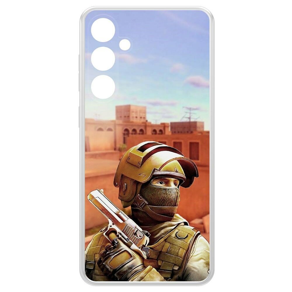 Чехол-накладка Krutoff Clear Case Cтандофф 2 (Standoff 2) - Спец для Samsung Galaxy S23 FE