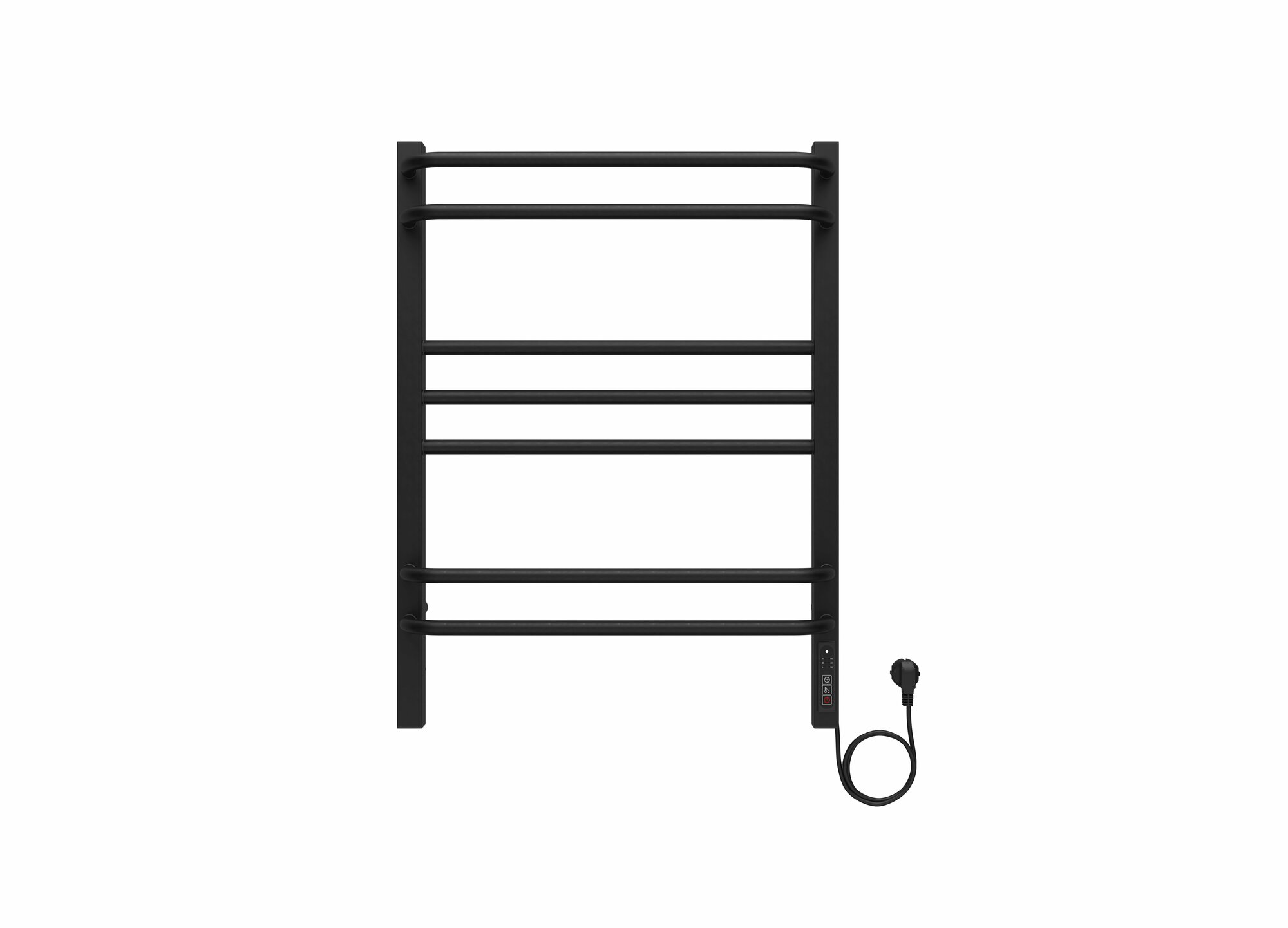 Полотенцесушитель электрический Aquatek Бетта П7 500х700 мм, черный муар AQ EL KRC0770BL