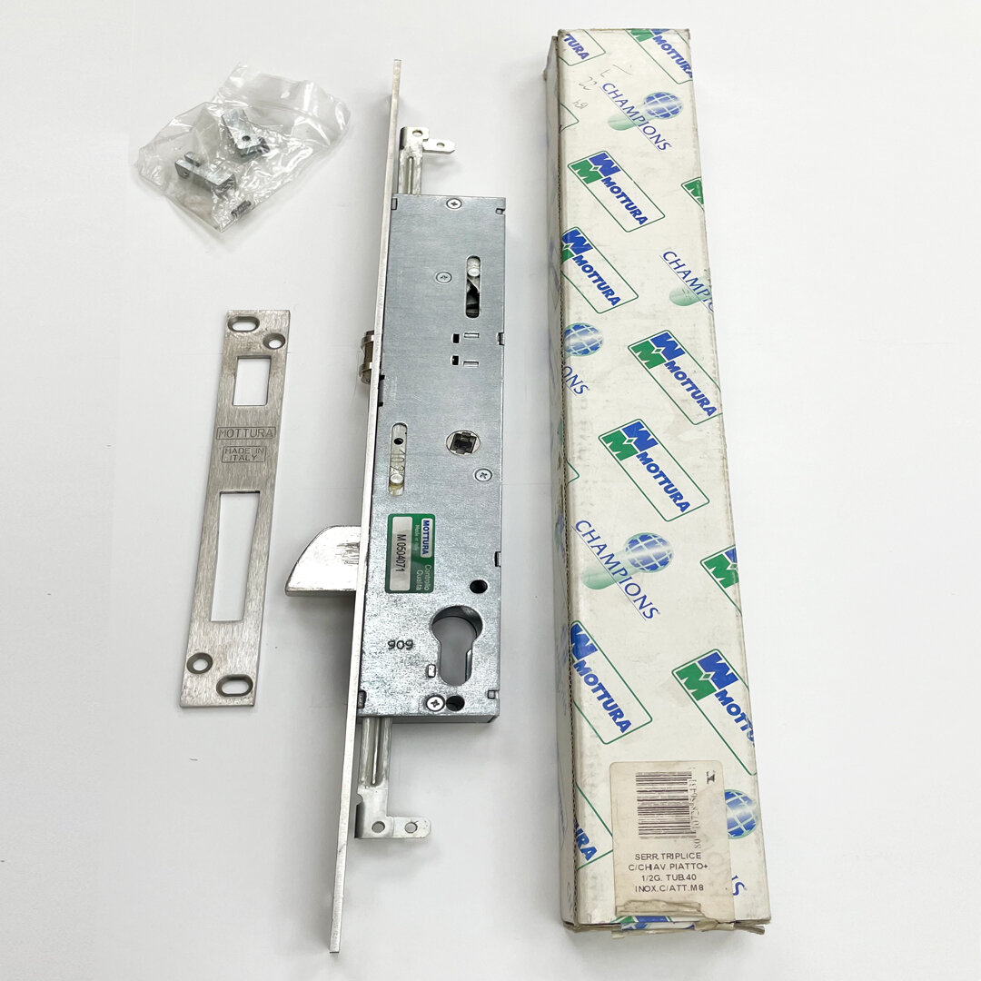 Замок цилиндровый MOTTURA FORZA7 47.125.35 с роликом, узкопрофильный
