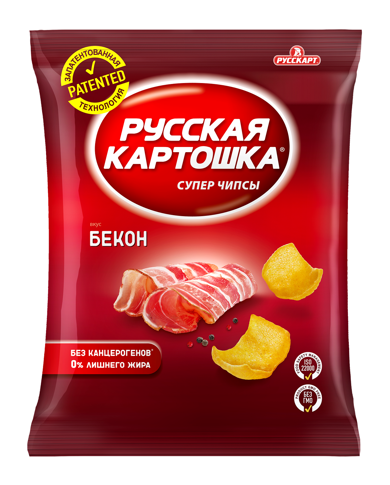 Чипсы Русскарт "Русская картошка" бекон ХБИ 140г