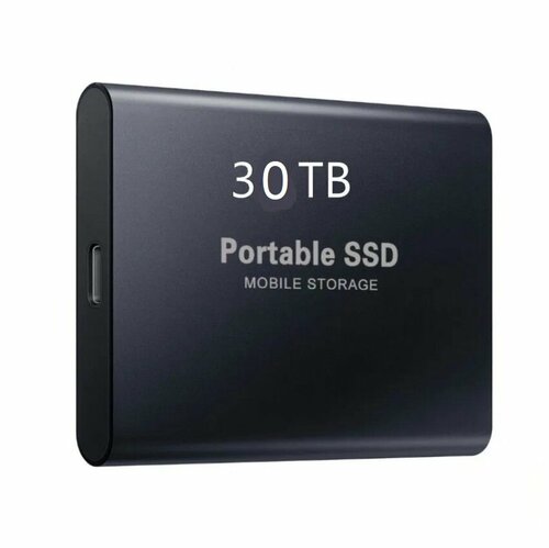 Портативный высокоскоростной внешний жесткий диск объемом 30 ТБ, USB 3 ...
