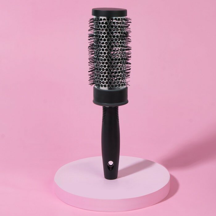 Брашинг для волос, продуваемый, d=45/55 мм, 24 см, чёрный