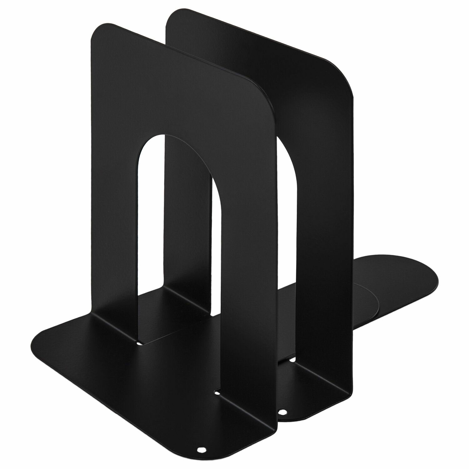 Подставка для книг Brauberg держатель ограничитель, germanium, solid, 2 штуки, металл (237979)