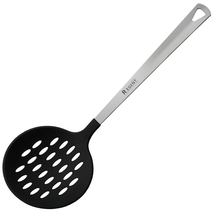 Шумовка пластиковая "Regent" d-11см L-33см ручка из нержавеющей стали