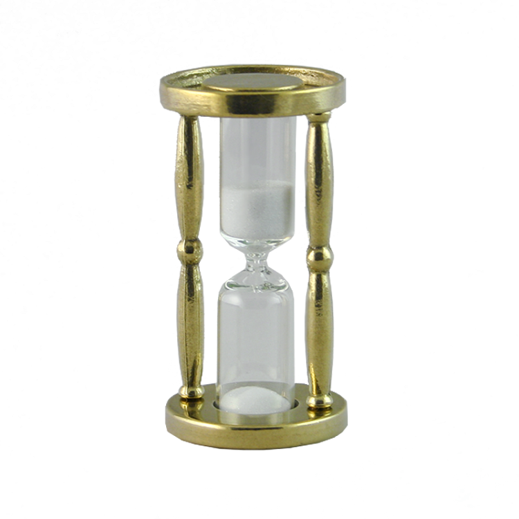 Часы песочные Alberti Livio "Фортуна" (полир. бронза) h.7,5см