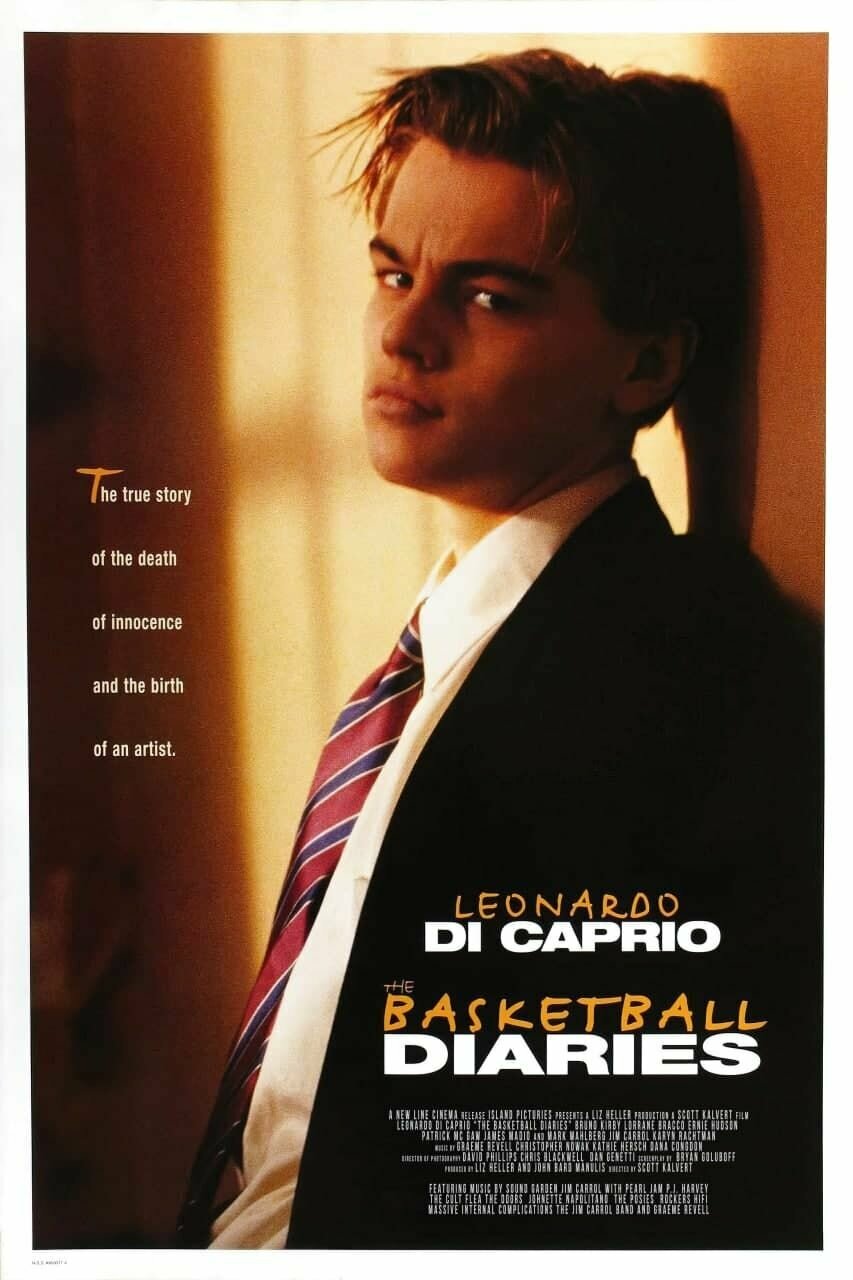 Плакат, постер Дневник баскетболиста (The Basketball Diaries, 1995г) на бумаге, размер 21х30см