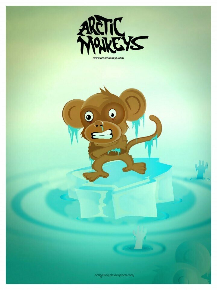 Плакат, постер Арктик Манкис/Arctic Monkeys на бумаге, размер 60х84см