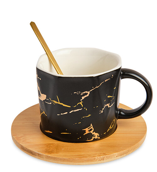 Чайная пара Мрамор MUG-400/2 113-1010639