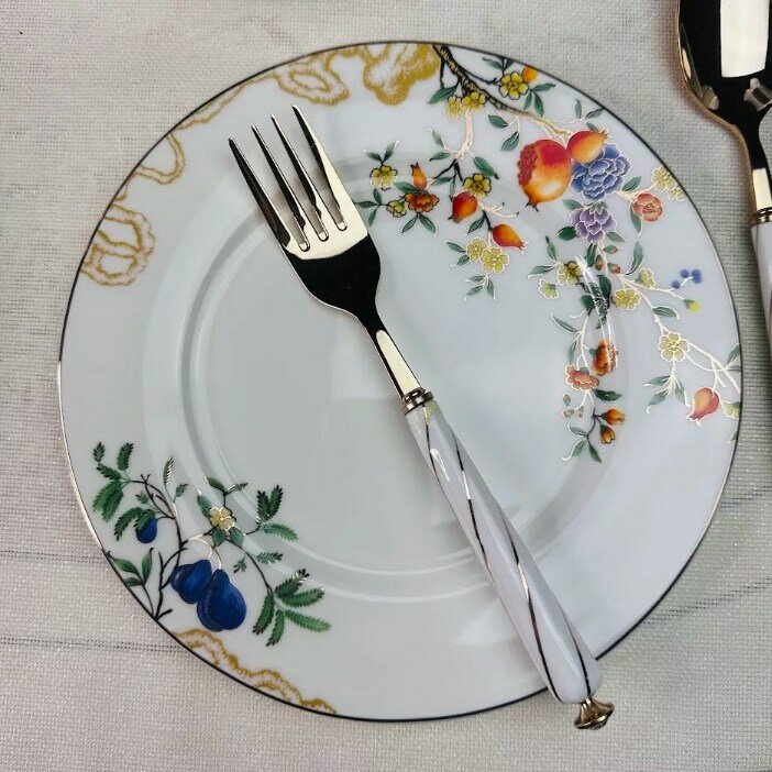 Набор из 6 тарелок 22см HANOMI Костяной фарфор 145-475 118-145-475