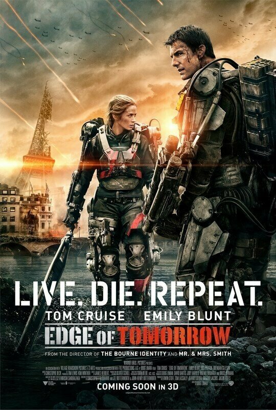 Плакат, постер Грань будущего (Edge of Tomorrow), Даг Лайман на бумаге, размер 30х42см