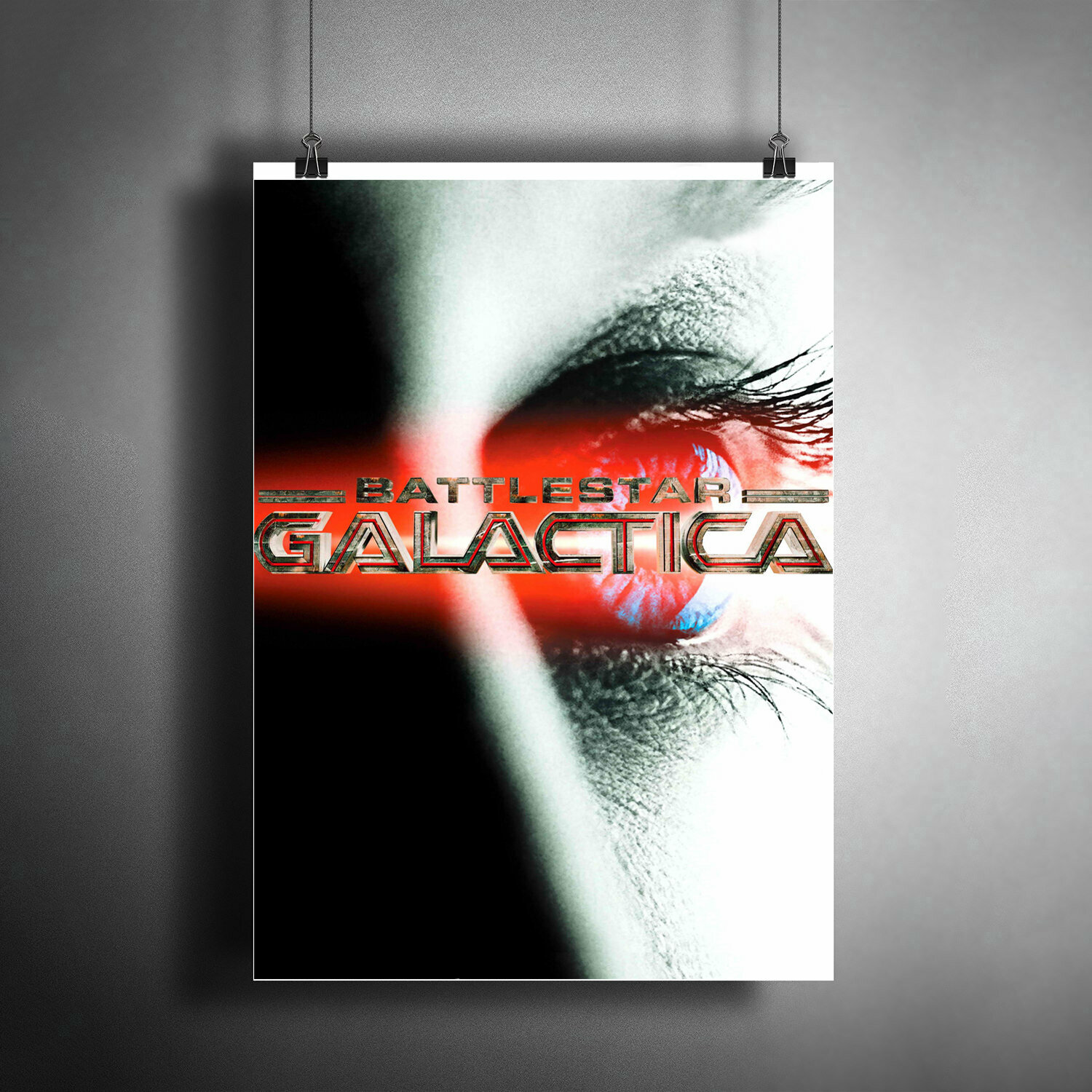 Постер для интерьера: Звёздн. крейсер Галактика/A3 (297x420)