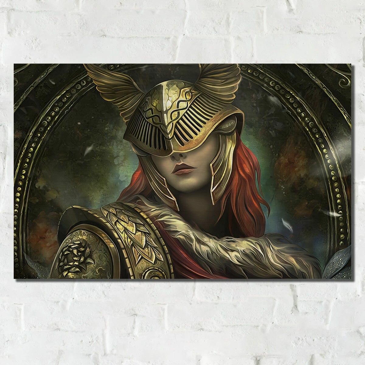 Картина интерьерная на дереве The Elden Ring Элден Ринг, Рпг, Фэнтези, Дарк Соулс - 14225