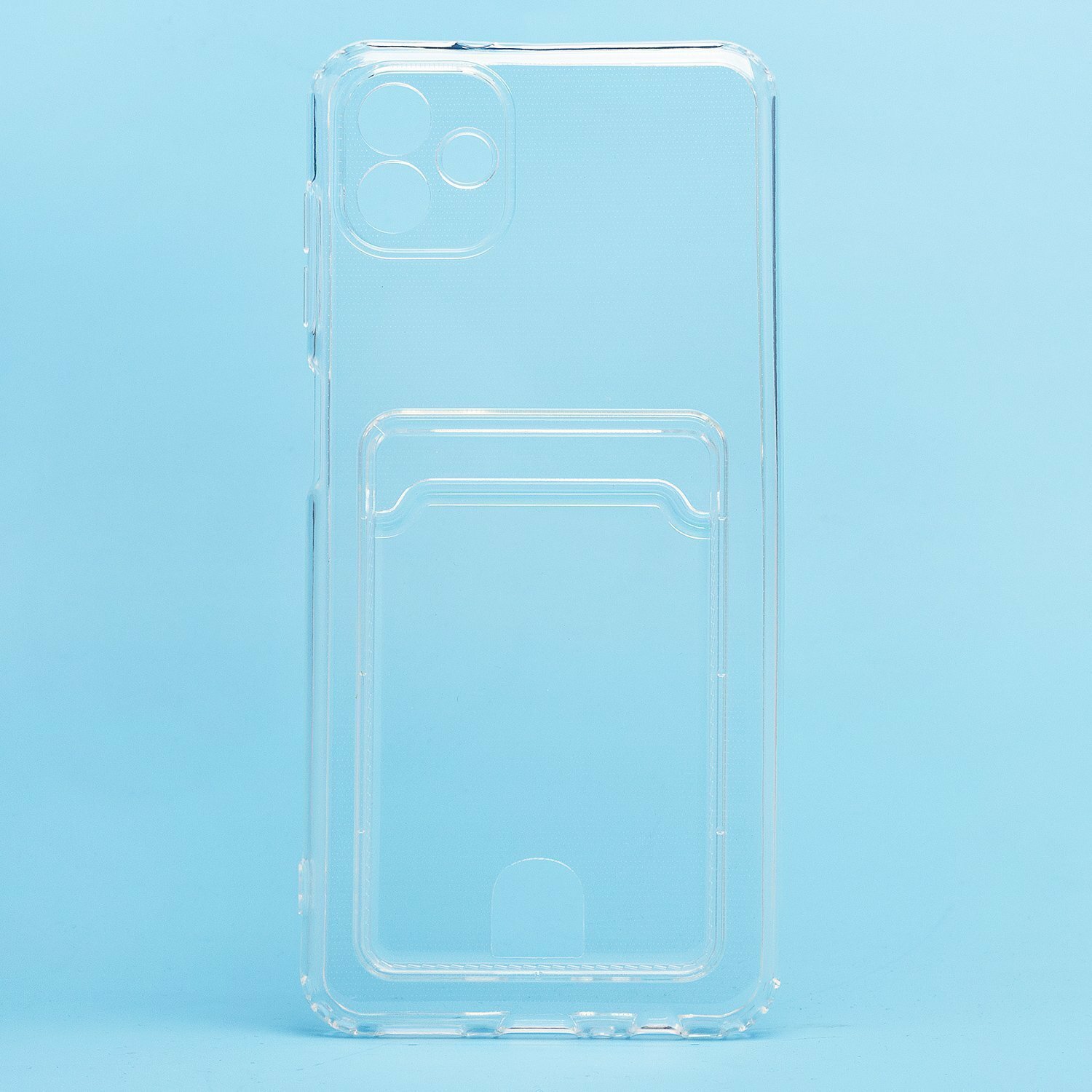 Чехол-накладка для Samsung A045 Galaxy A04 (прозрачный) - SC276 с картхолдером