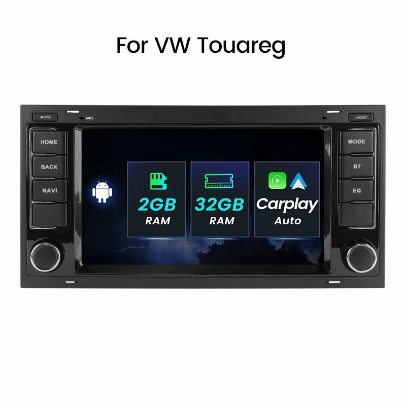 Магнитола R340 для Volkswagen Touareg 2002-2010, Multivan T5 2003-2015 - Android 13 - Память 2+32Gb - CarPlay - IPS