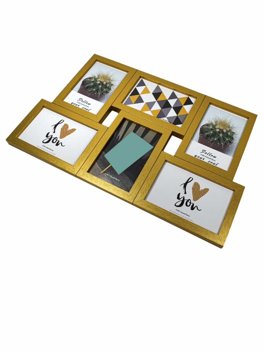 Фоторамка - коллаж "Семейная" на 6 фото