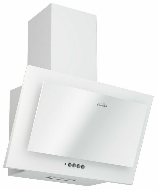 Вытяжка Elikor Коралл 50П-430-К3Д белый/белое стекло