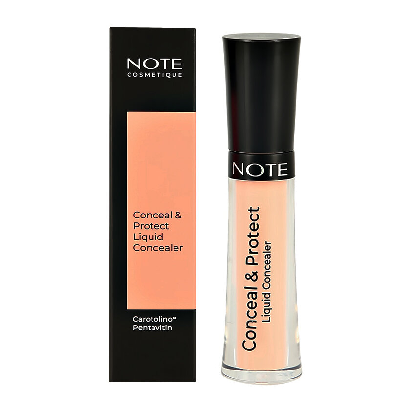 Консилер для лица NOTE CONCEAL & PROTECT LIQUID CONCEALER тон 07 Теплая роза