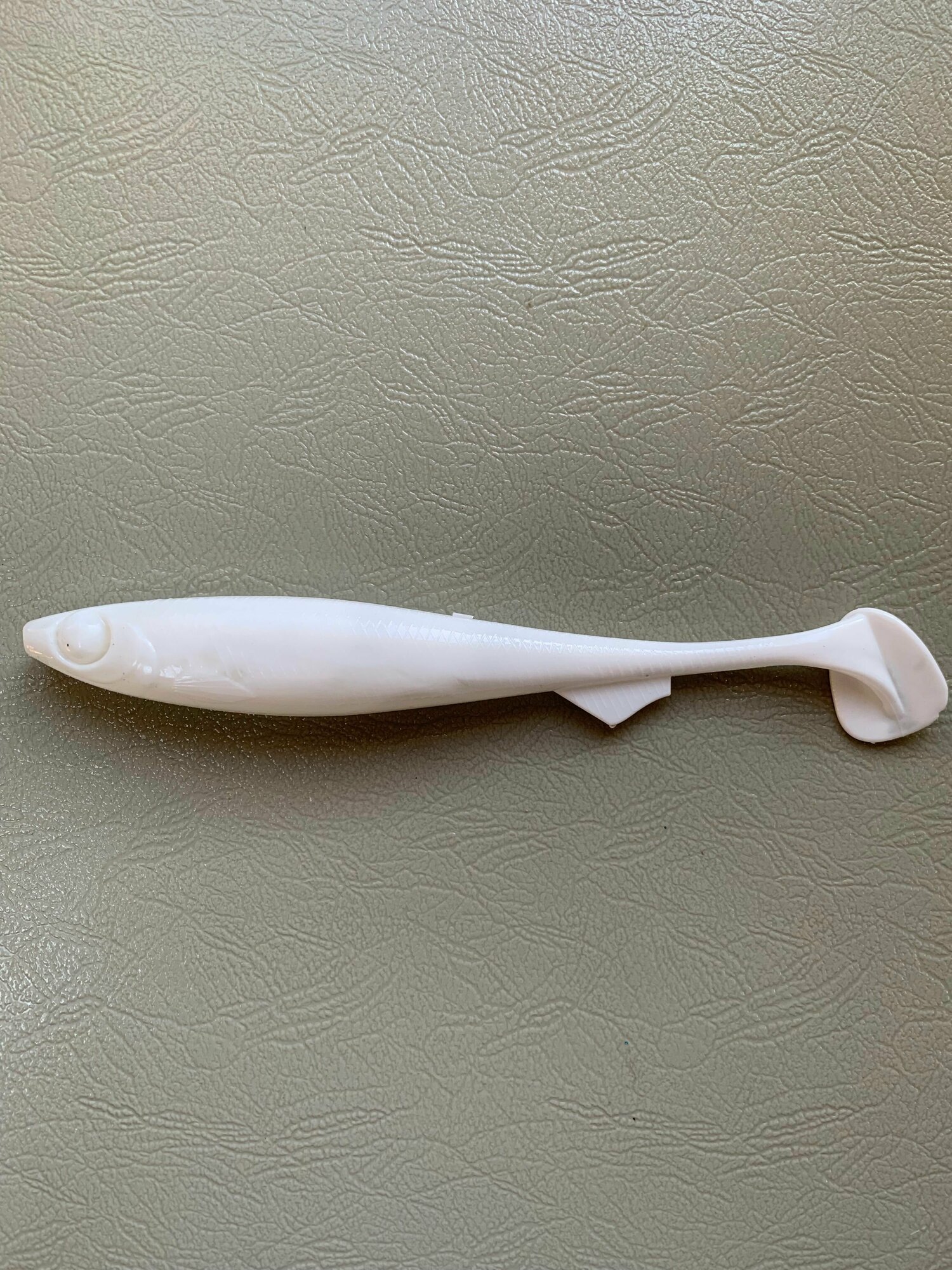 Мягкая силиконовая приманка Килька Про 20 см,1шт, (свимбейт/ джеркбейт), Белый (White).