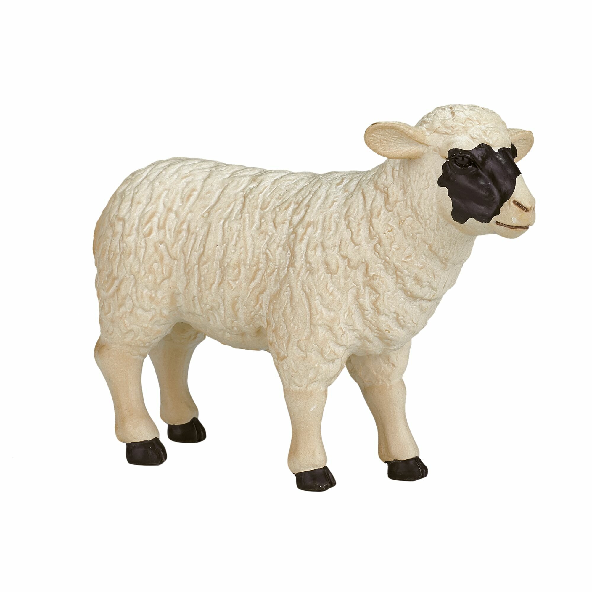 Фигурка-игрушка KONIK FARMLAND Шотландская черноголовая овца AMF1019, коллекционная фигурка