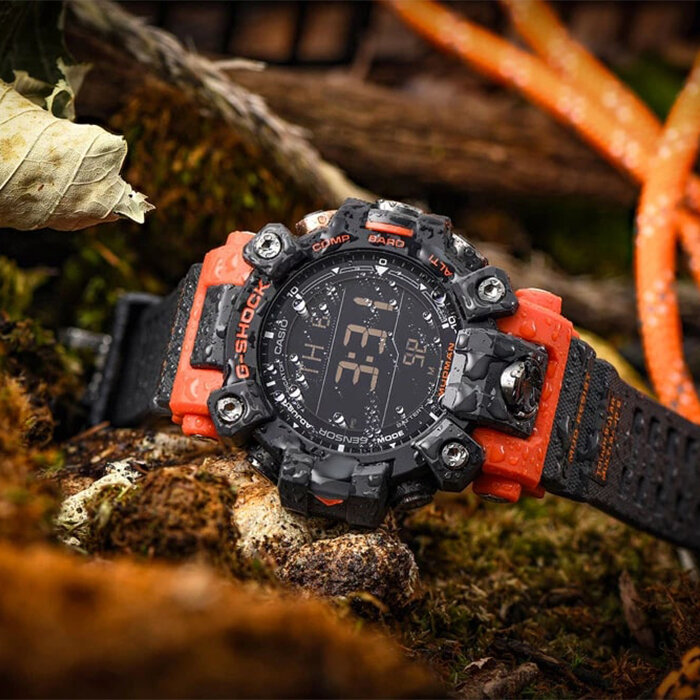 Наручные часы CASIO G-Shock, красный, черный — фото 1