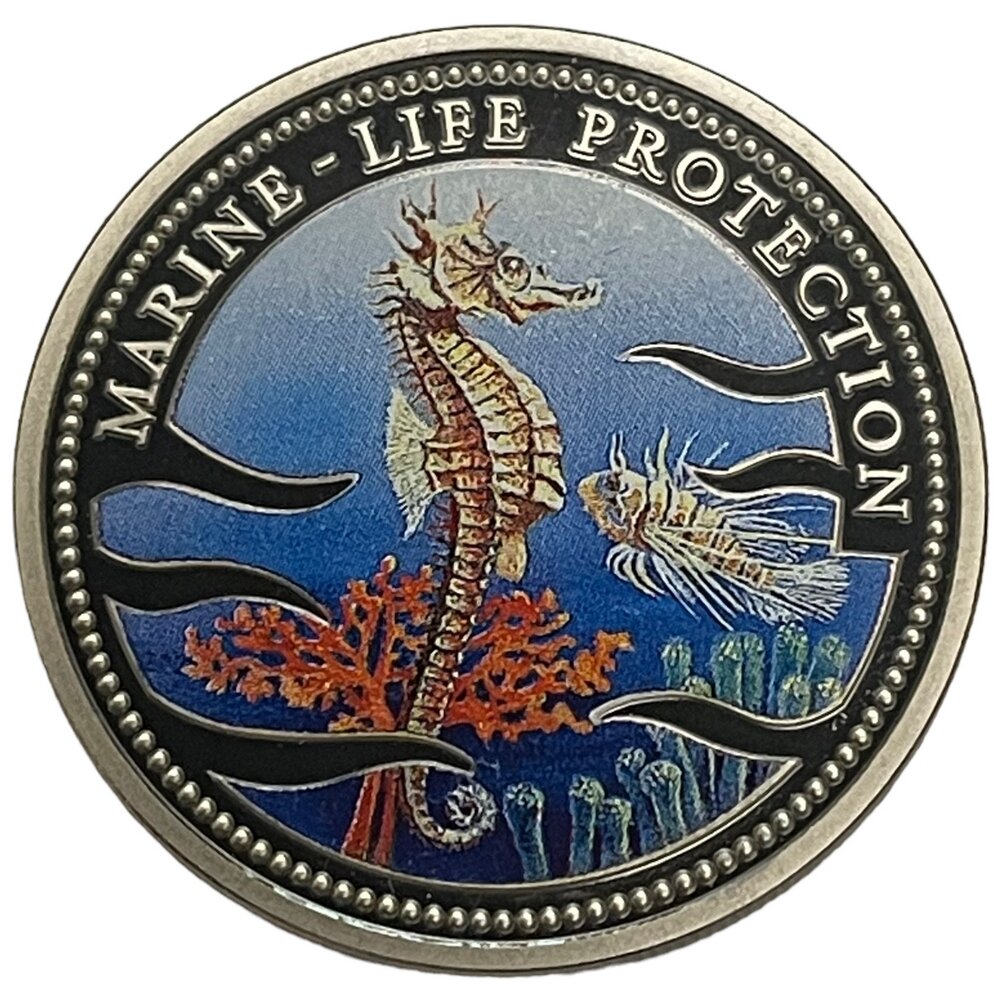 Палау 1 доллар 1995 г. (Защита морской жизни - Морской конёк) (Proof)