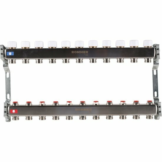 Коллектор Rommer без расходомеров 11 вых.