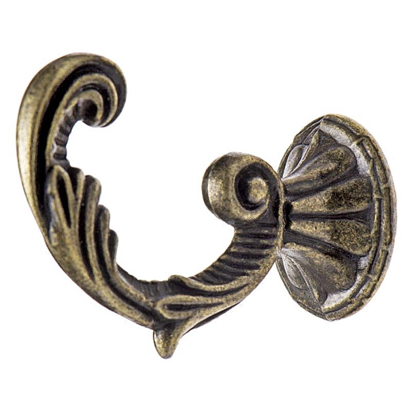 Крючок Одинарный Ветка 0010798 бронзовый цвет 46х36 мм, цена за 1 шт.