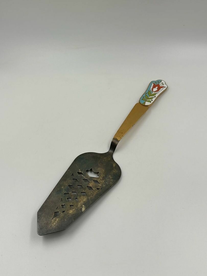 Лопатка для Торта Длина 25 см Мельхиор! Позолота! Времён СССР