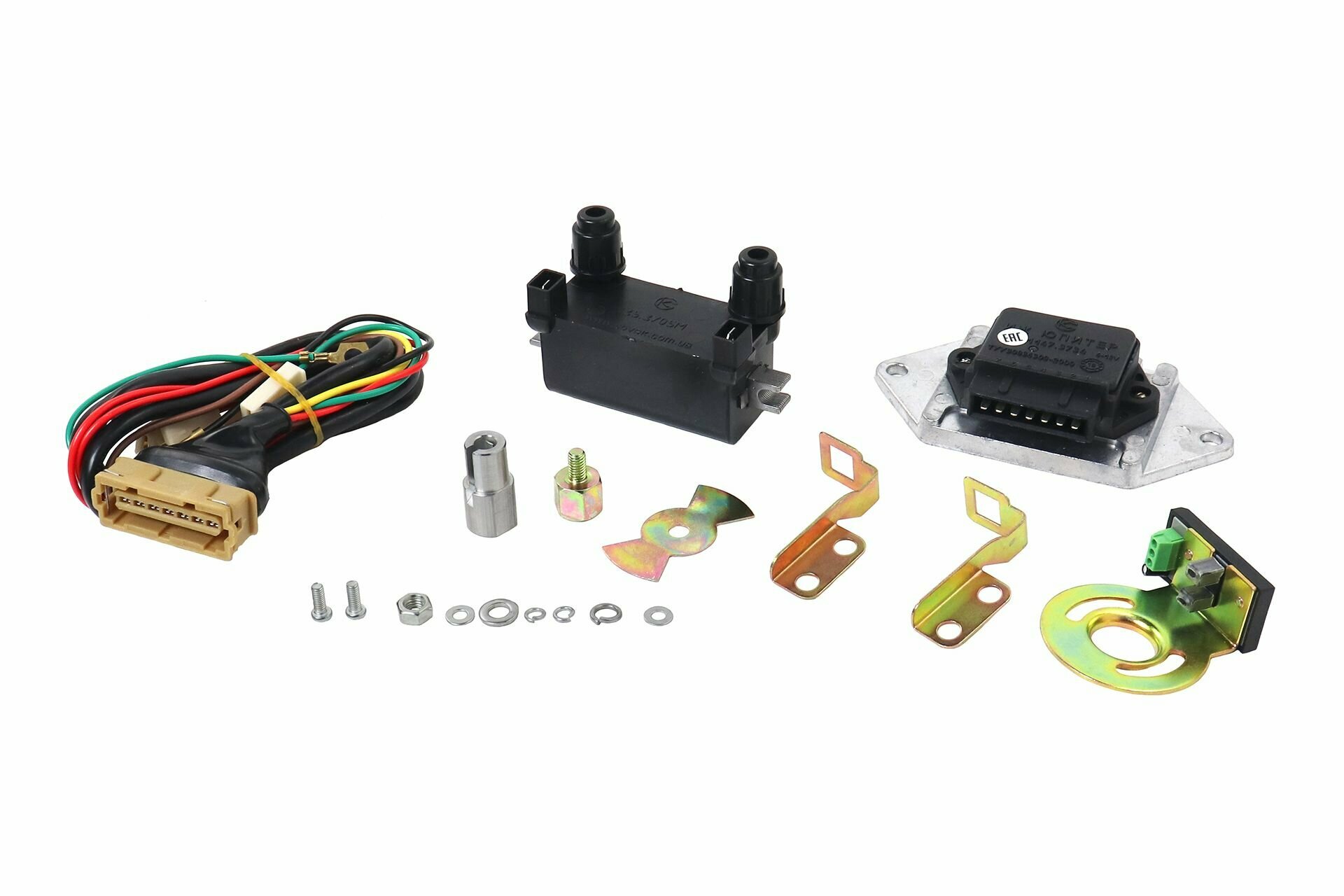 Электронное зажигание Иж Юпитер микропроцессорное в сборе с катушкой (1147.3734+135.3705М)